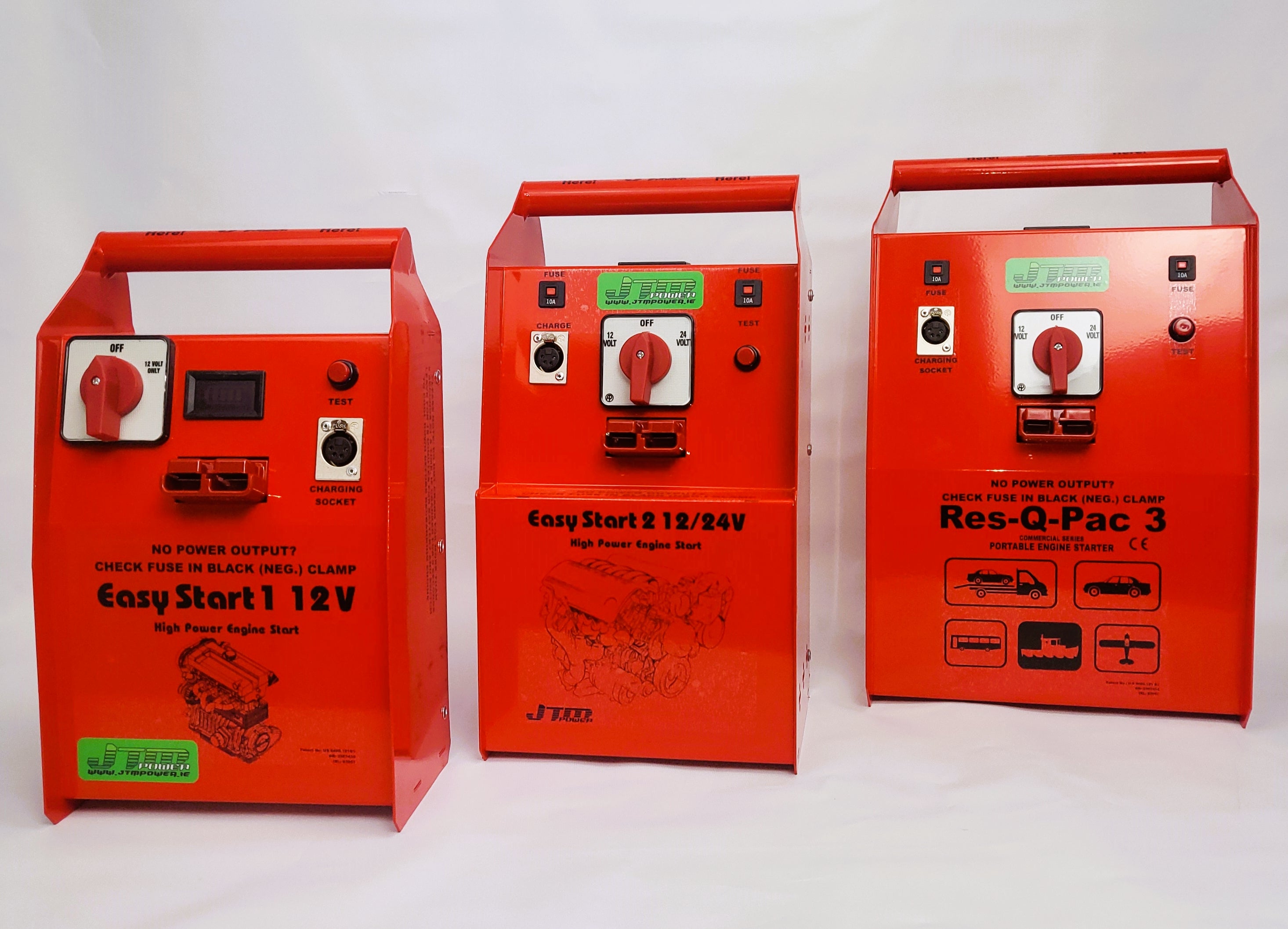 Heavy Duty 12/24 Volt Professional Jump Starter Power Packs – JTM Power ...